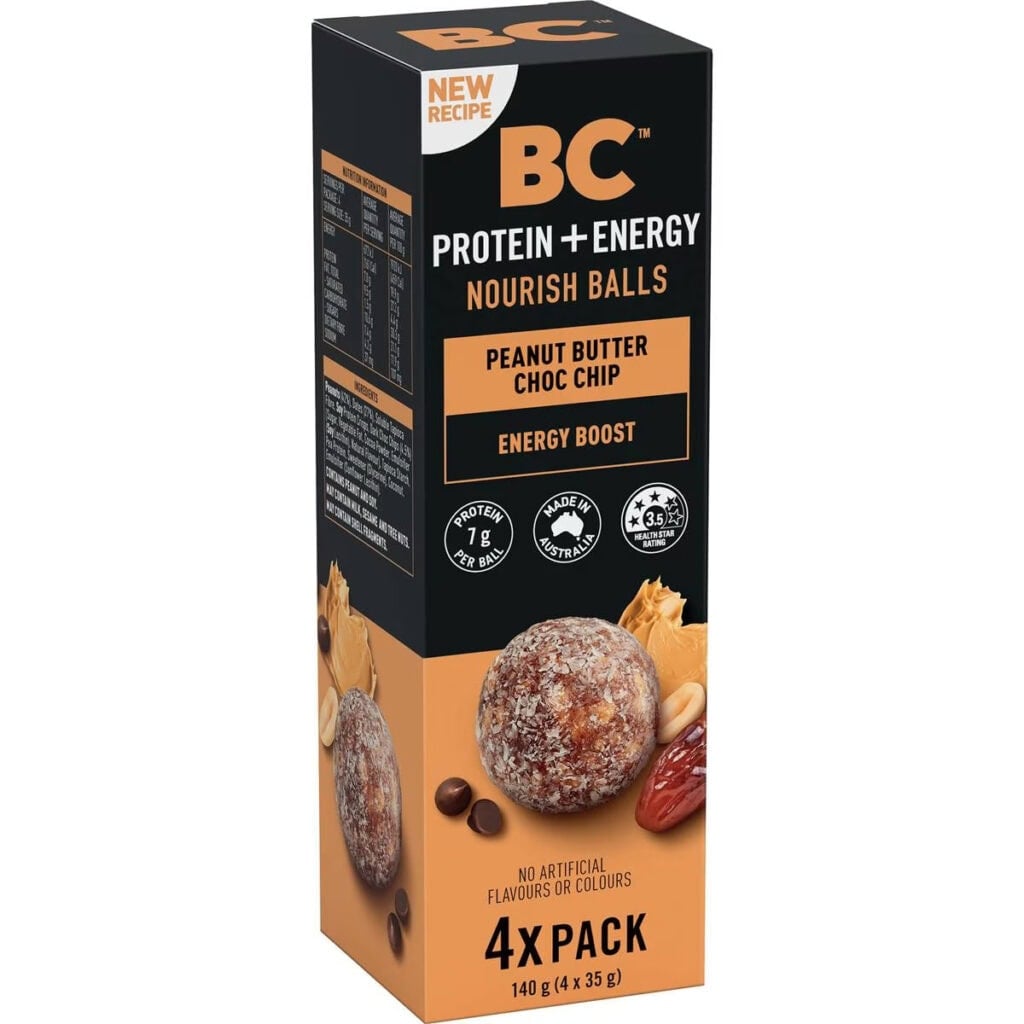 Buy The Bar Counter Snacks Protein + Energy Nourish Balls Peanut Butter ...